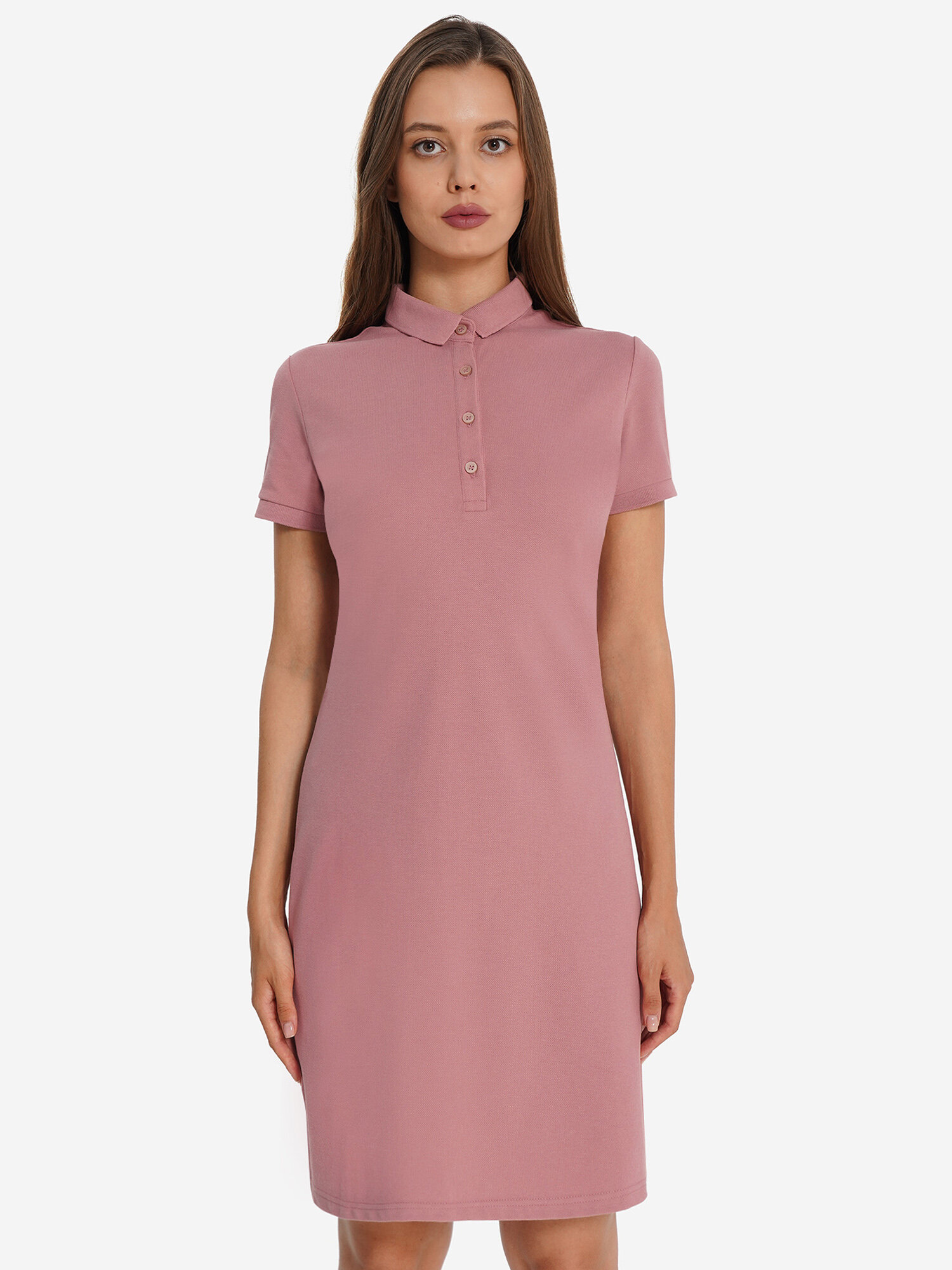 Платье MATRIX SPORT MSF Polo Dress, размер 42, розовый — фото 1