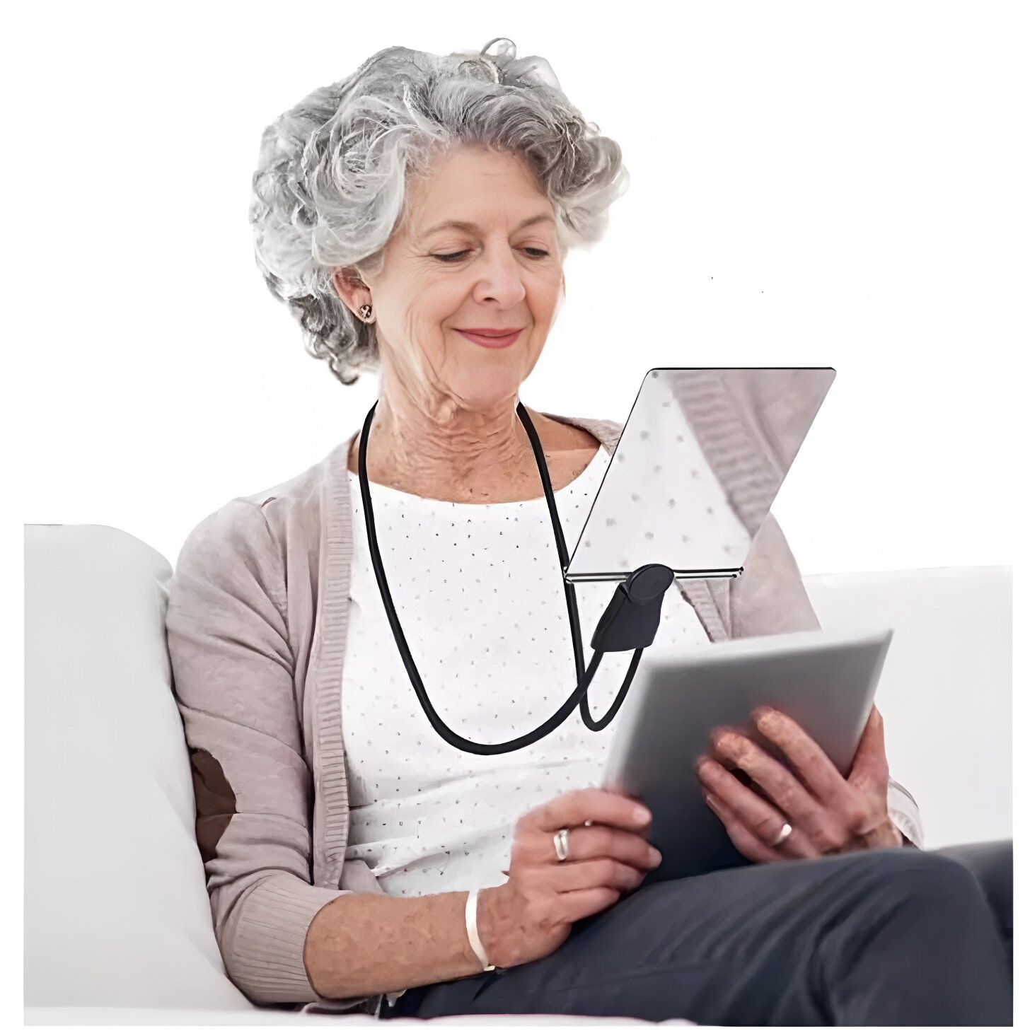 Лупа-магнит, для рукоделия, прямоугольная, 5-кратное увеличение, оптическая линза, белая