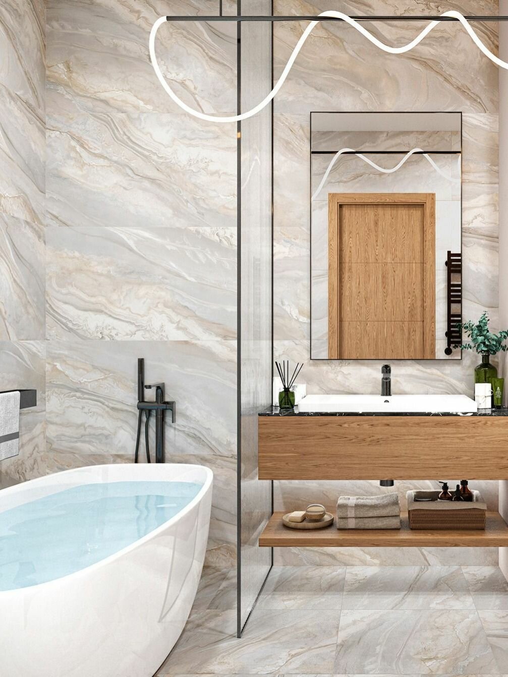 Керамогранит ALMA CERAMICA MAGIC GFU60120MGC47L лаппатированный 600x1200