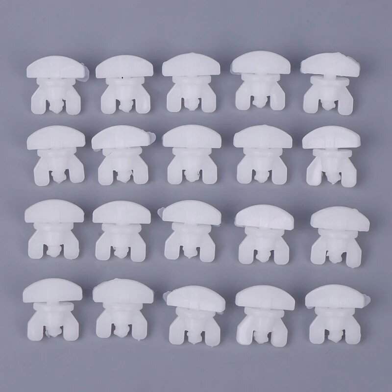 Пластиковые стопоры для штор, белый, 20 шт