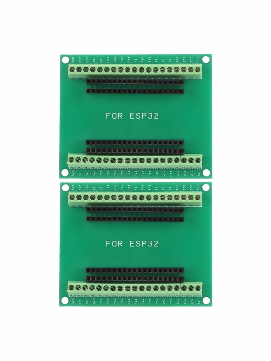 Коммутационная плата 2 в 1 ESP32, 38-контактный двухъядерный процессор, маломощная плата разработки Wi-Fi Bluetooth для проектов IoT