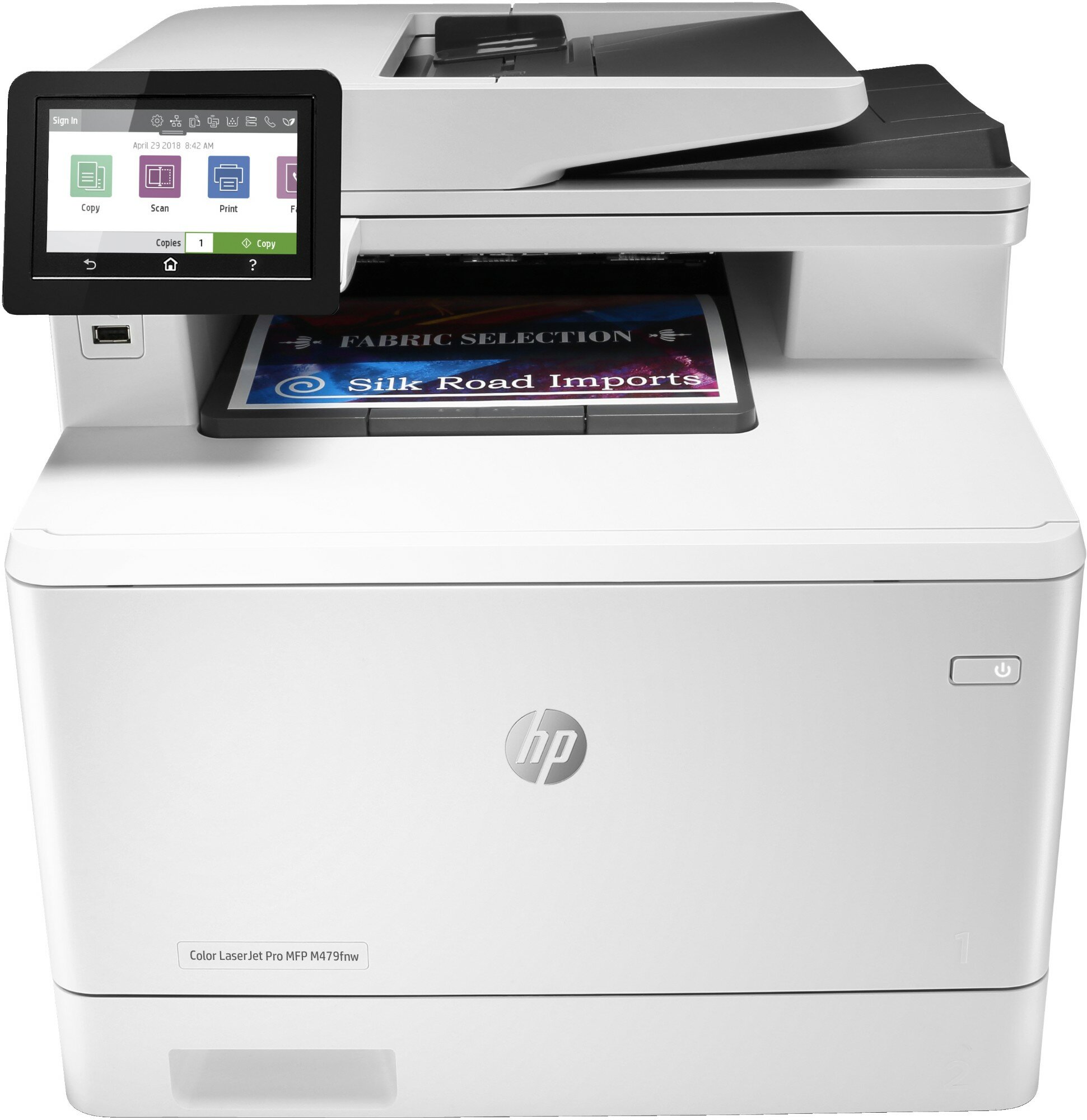 HP LaserJet Pro M479fnw МФУ A4 цветное, печать/копия/скан/факс, 27 стр/мин, Wi-Fi/Ethernet, дуплекс