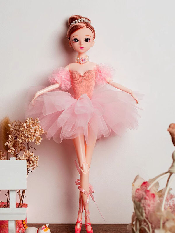 Шарнирная кукла, балерина, 30 см