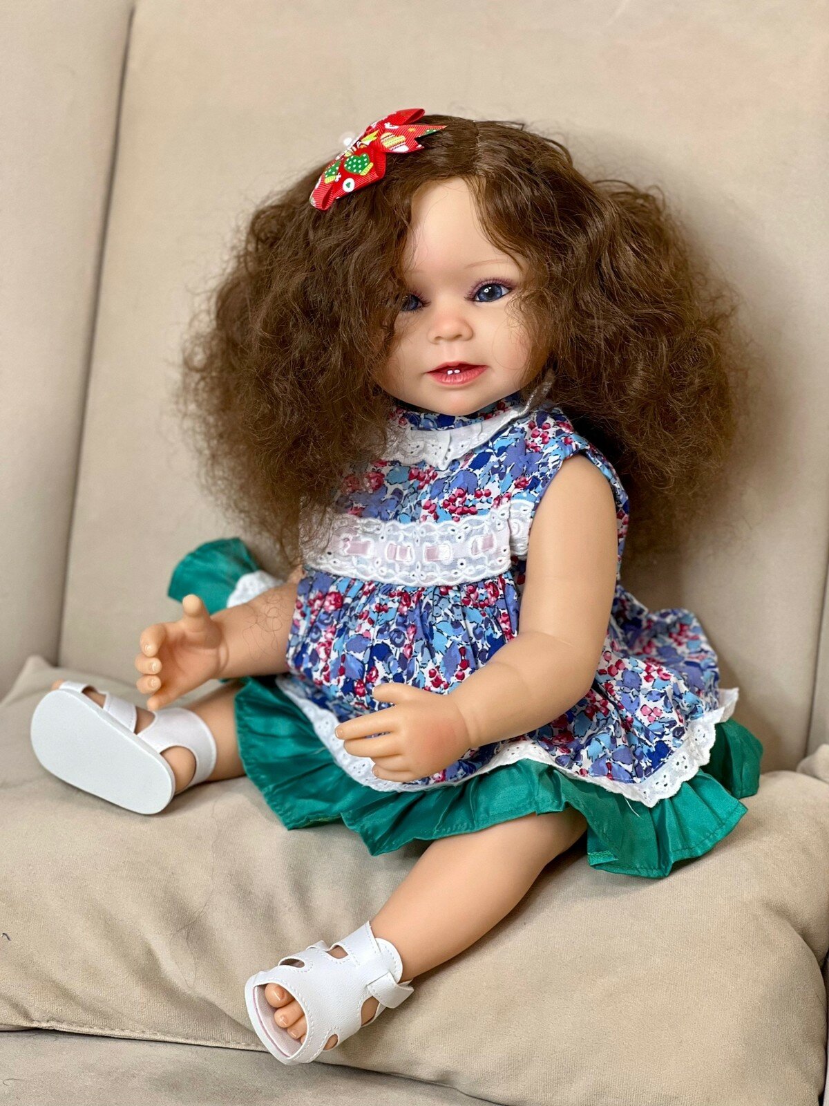 Кукла Реборн виниловая 55 см