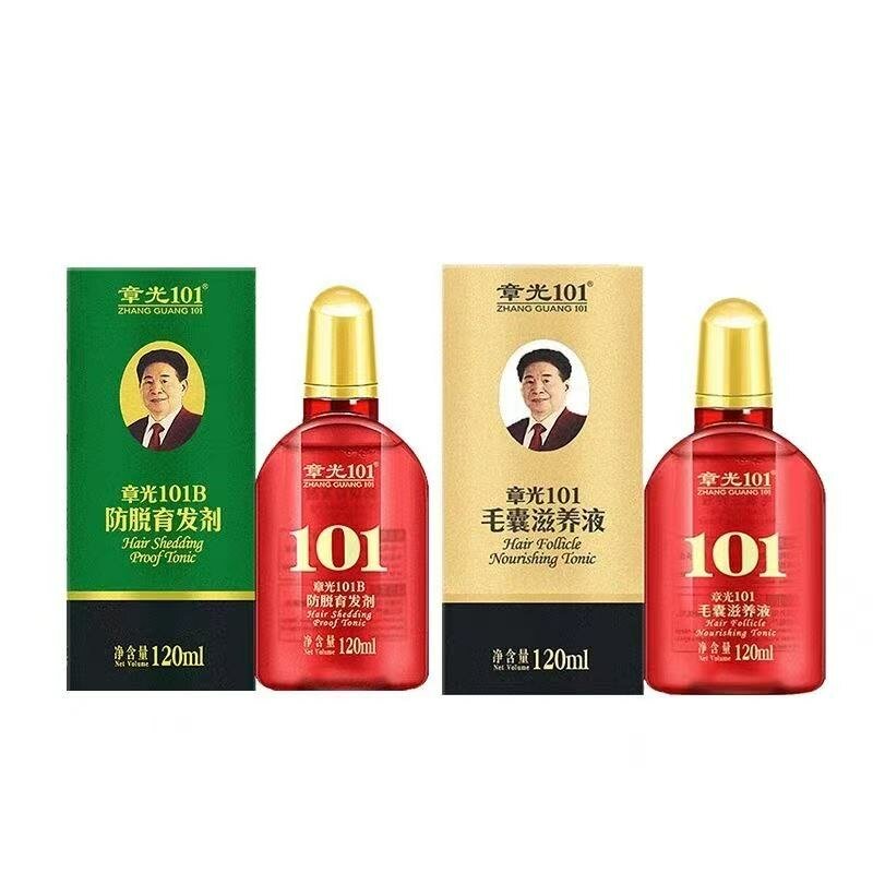 Питательный лосьон Zhangguang 101+Zhangguang 101B, для роста и против выпадения волос