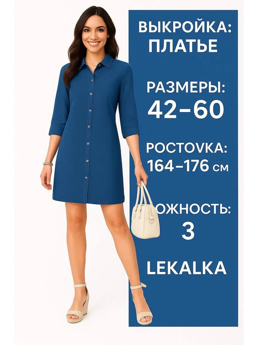 Выкройка платье рубашка мини