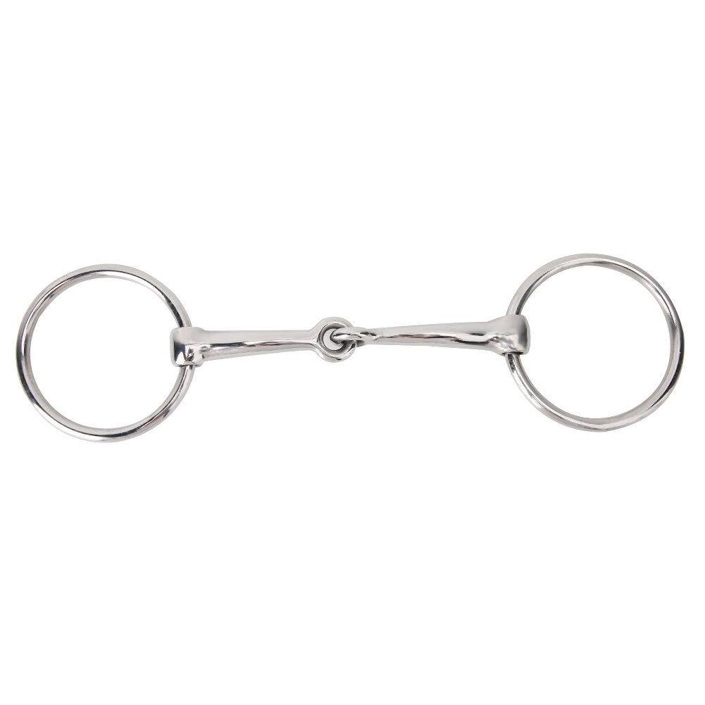 Трензель для конного кольца из нержавеющей стали с полым шарнирным соединением для конного спорта
