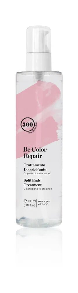 Сыворотка для восстановления 360 Hair Professional BE COLOR REPAIR секущихся волос 100ML