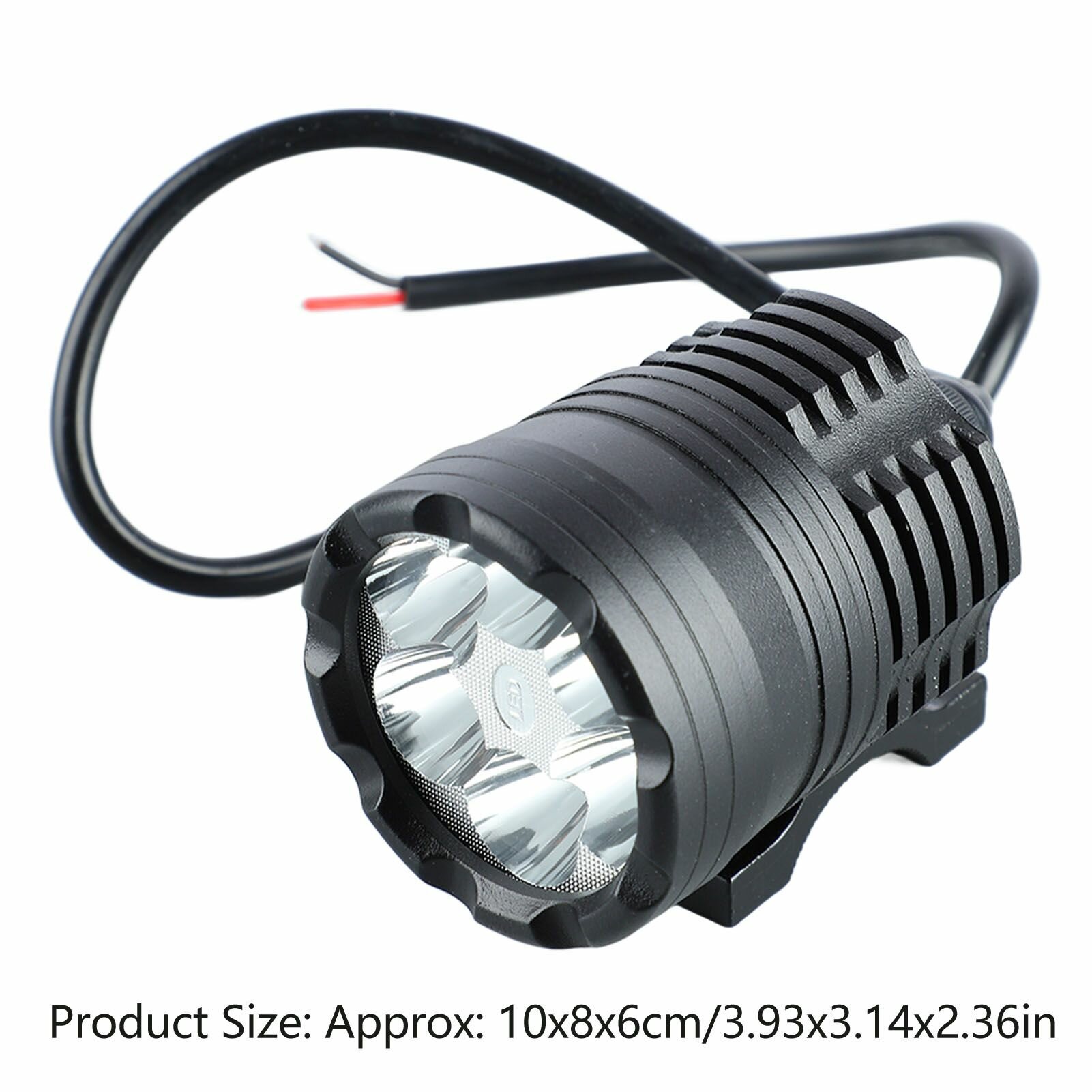 Фары для мотоциклов, высокая мощность, от 12 до 80 В, яркий свет, водонепроницаемая передняя лампа для мотоцикла с рассеиванием тепла