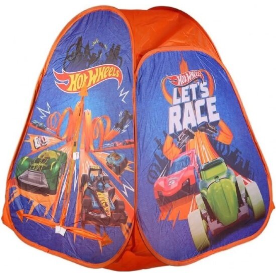 Детская игровая палатка Играем Вместе GFA-HW01-R Хот Вилс 81х90х81см
