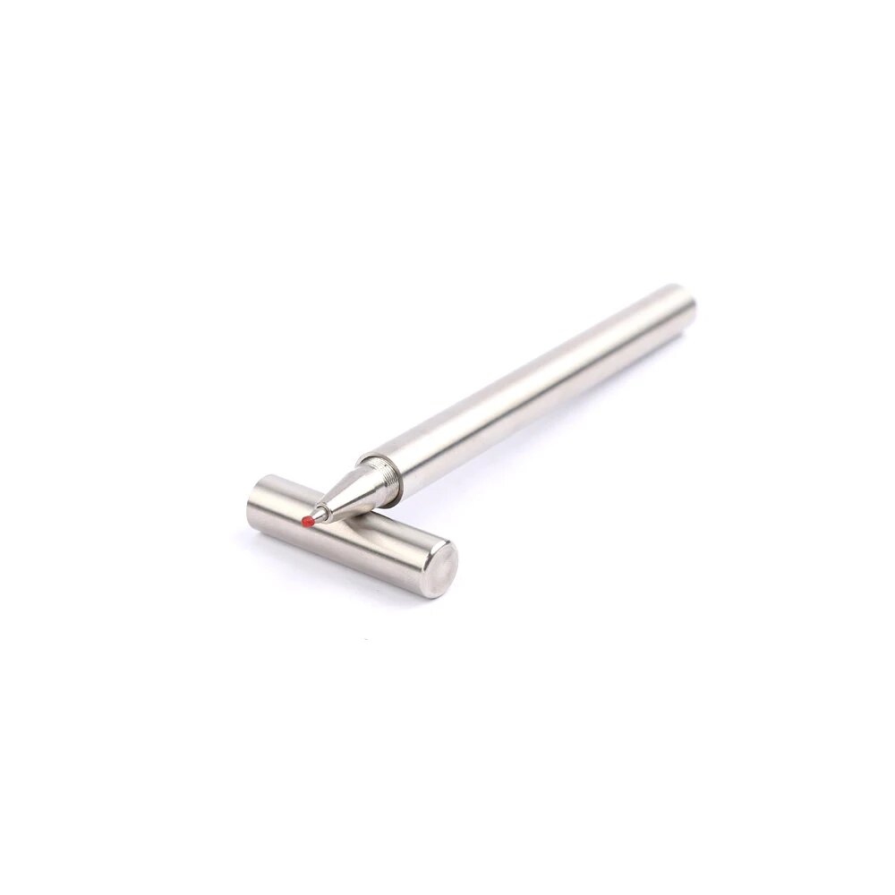 Ручка цилиндрическая гелевая для ежедневника, инструменты для письма на открытом воздухе, портативные канцелярские принадлежности из нержавеющей стали, подарок для офиса