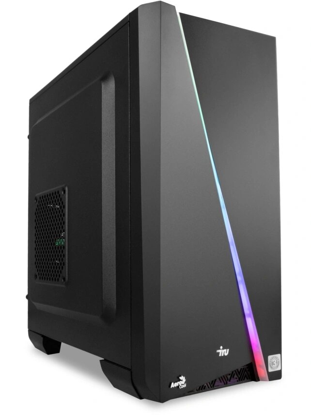 Компьютер IRU Tactio 310H6GE, Intel Core i3 12100F, DDR4 16ГБ, SSD 512ГБ, NVIDIA GeForce RTX 3050 6144МБ, Windows 11 Home, черный (2116868)