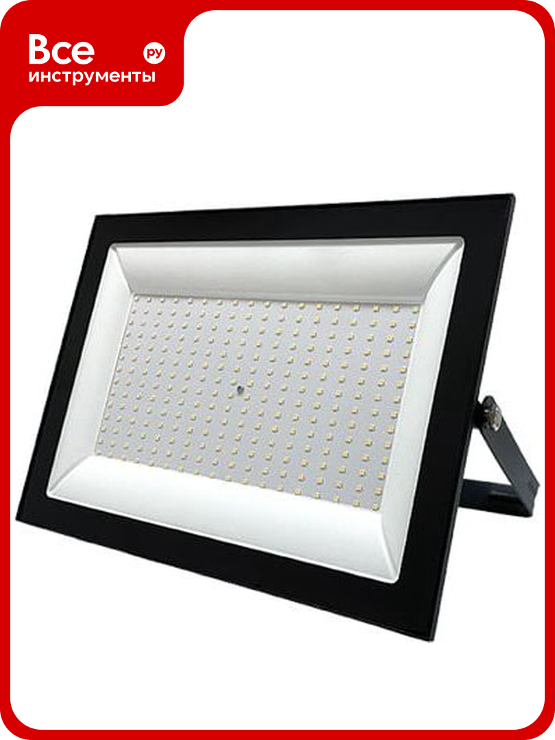 Прожектор FL-LED Light-PAD 400W Black 6400К 40000Лм 400Вт AC220-240В 400x282x40мм 2300г 616395, Компактный, серый