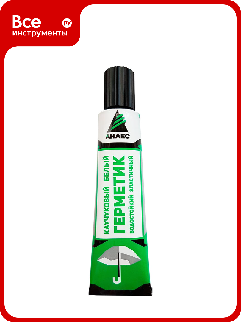 Каучуковый герметик Анлес 40 мл белый 70251
