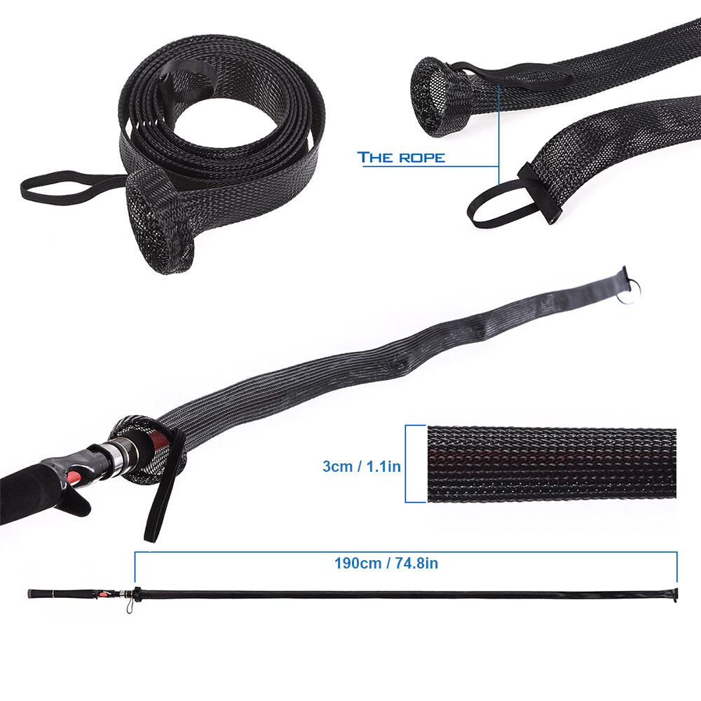 Чехол для удочки 190 см, чехол для спиннинга, чехол для удочки, перчатки для удочки, инструменты для литья в море