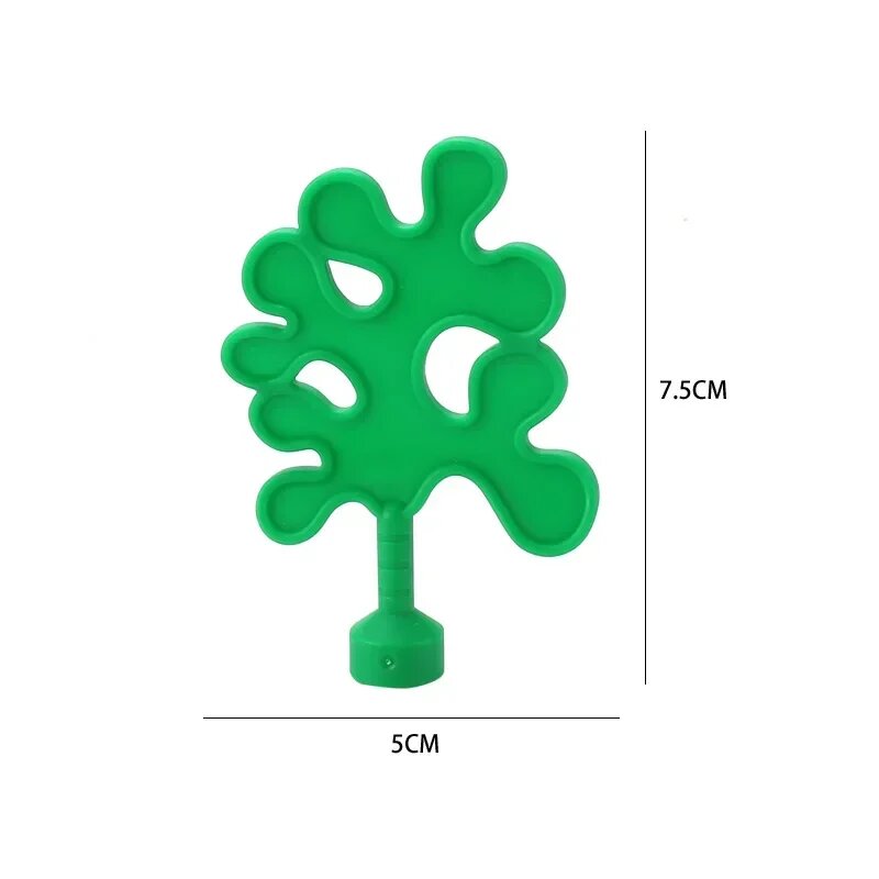 Большие строительные блоки DZQ серии растений Зеленый, Seaweed