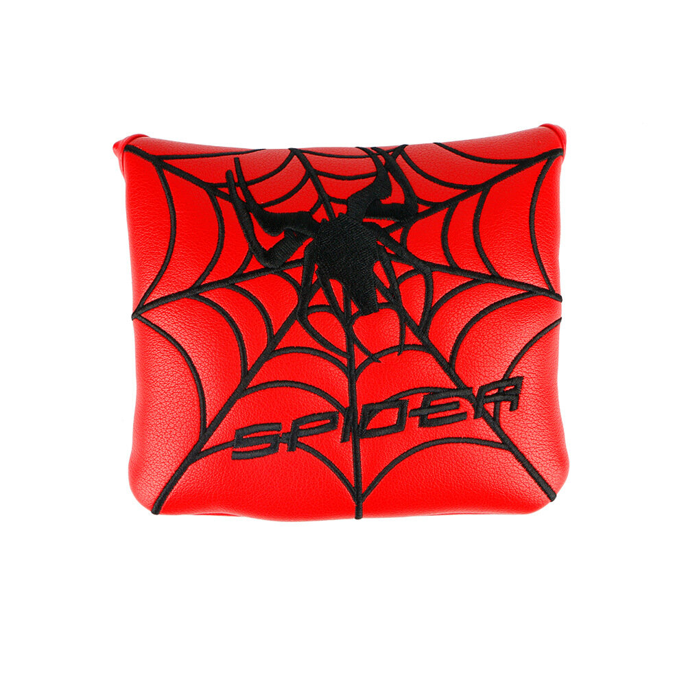 Чехол для клюшки "Паучья линия", искусственная кожа, влагонепроницаемый, красный