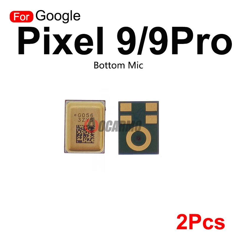 Микрофон для Google Pixel 7Pro 9 Pro 6 7 Pro, нижний микрофон, гибкий кабель для телефона, запасные части Pixel 9(9PRO)-2Pcs