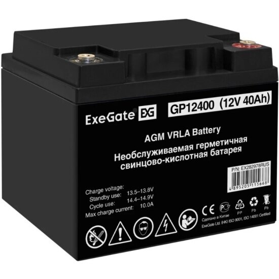 Батарея Exegate GP12400 12V 40Ah М6