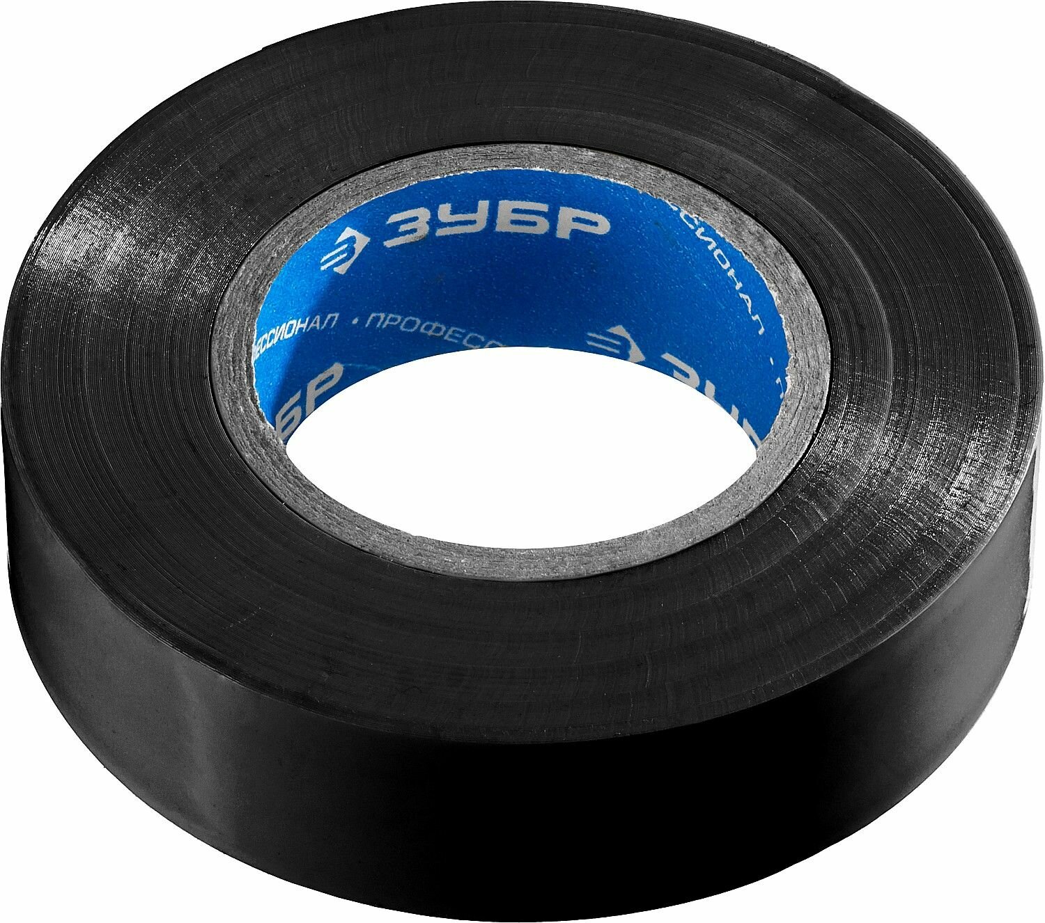 Изолента ПВХ ЗУБР Электрик-20, 19 мм, 20 м, 6 000 В, черная, не поддерживает горение, Профессионал