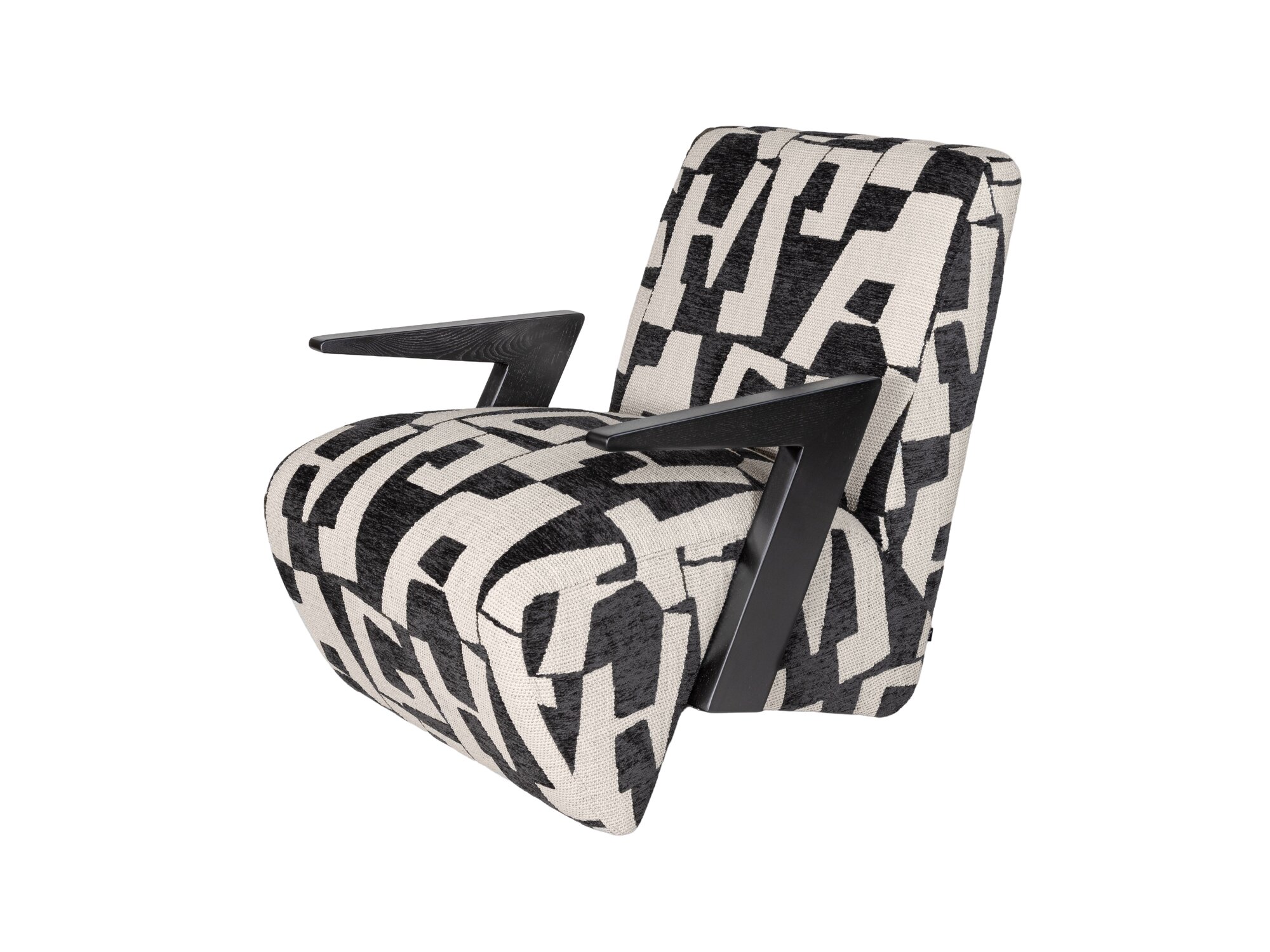 Кресло Conte , Каркас - березовая фанера, Шпон ясеня, Наполнитель - ППУ, Пружины, Обивка - ткань (состав: полиэстер; 5