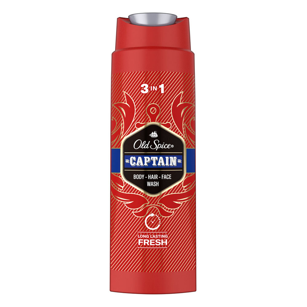 Гель для душа+шампунь олд спайс 250 мл капитан 2 в1
