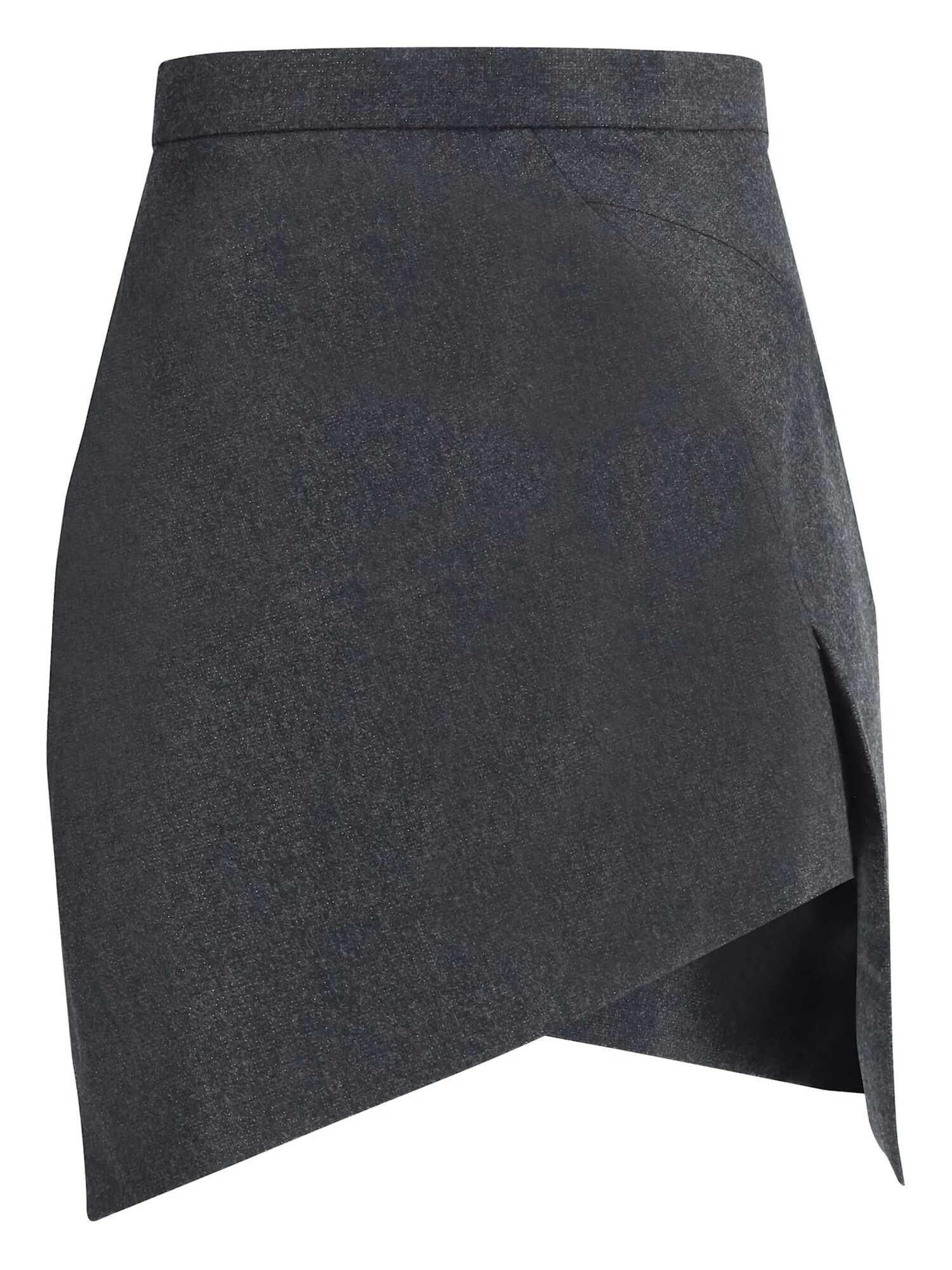 Юбка Vivienne Westwood Asymmetric skirt, размер 40, серый — фото 1
