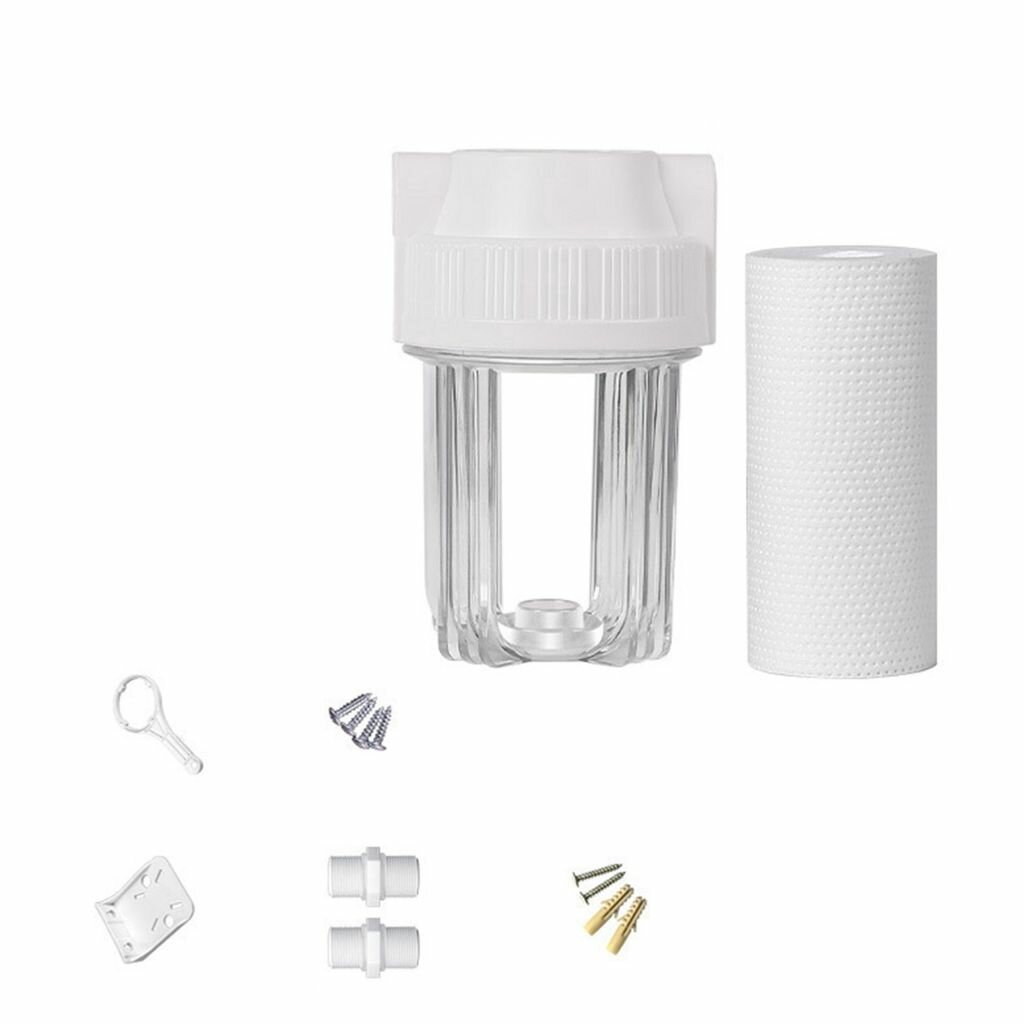 Взрывозащищенный корпус картриджа, 5 дюймов, предварительный фильтр для воды, утолщенная прозрачная фильтрующая бутылка, долговечная, - Разлейте по бутылкам 2 части и взбейте