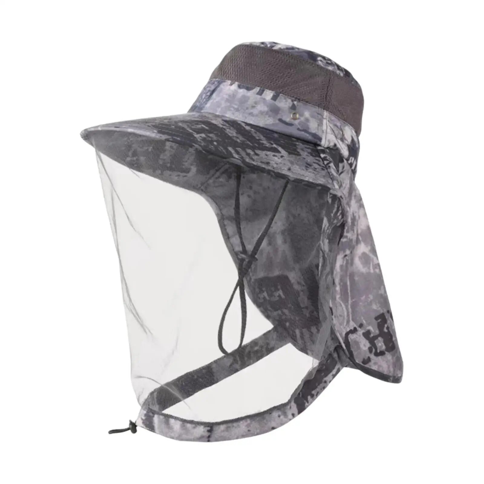 Шапка для пчеловодства, удобная дышащая шапка для рыбалки, шапка для пчеловода для взрослых, для кемпинга, пешего туризма, сада, альпинизма, Серый