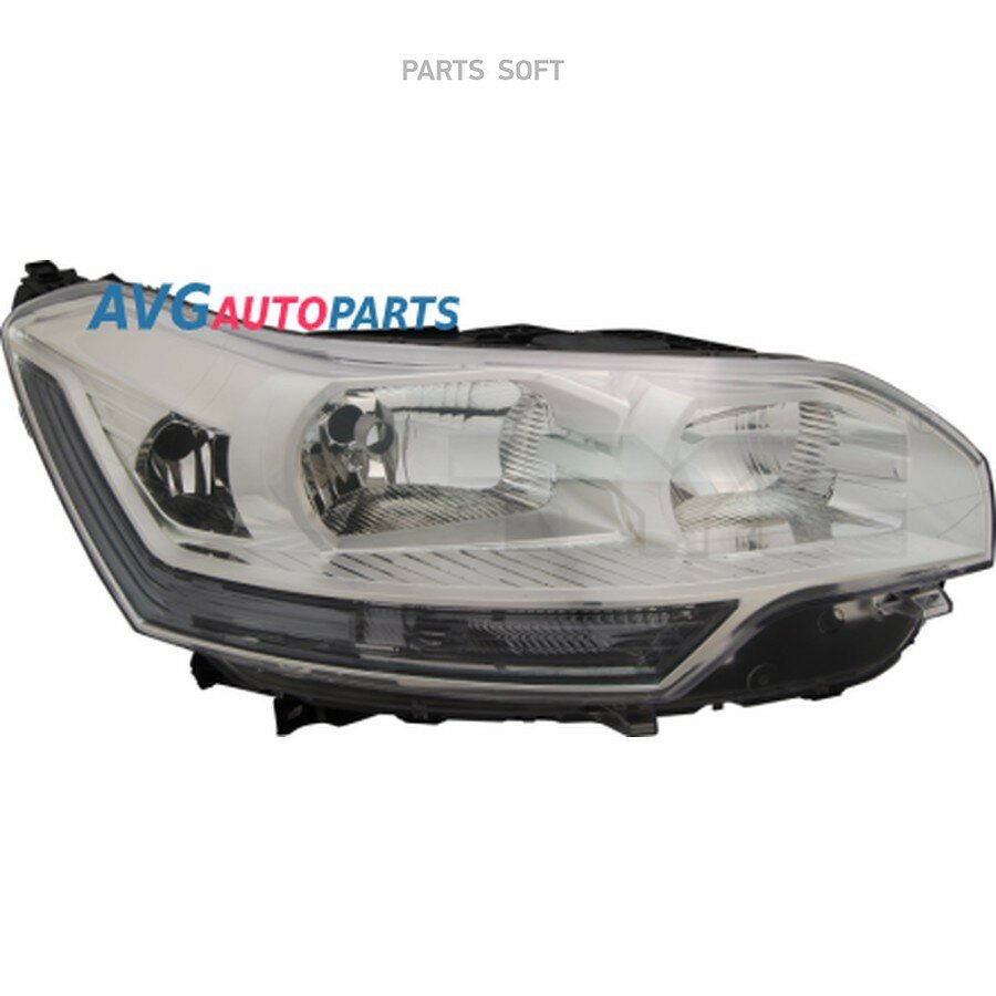 Фара электрорегулировка 08-10 правая TYC от официального дистрибьютора, AVG, артикул 05250144T