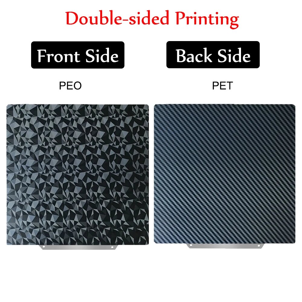 Для QIDI Q1 Pro Рабочая пластина 250x250 мм Лист PEI Двусторонняя печать Простыня из пружинной стали с подогревом для QIDI Q1 Pro Ankermake M5