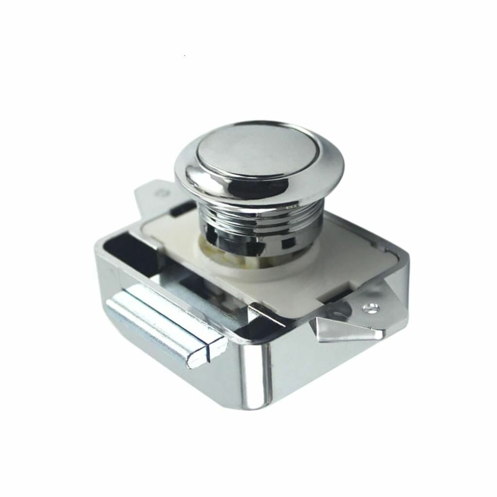 Замок для яхты FC02 нажимного типа-хромированная нижняя Хромированная кнопка