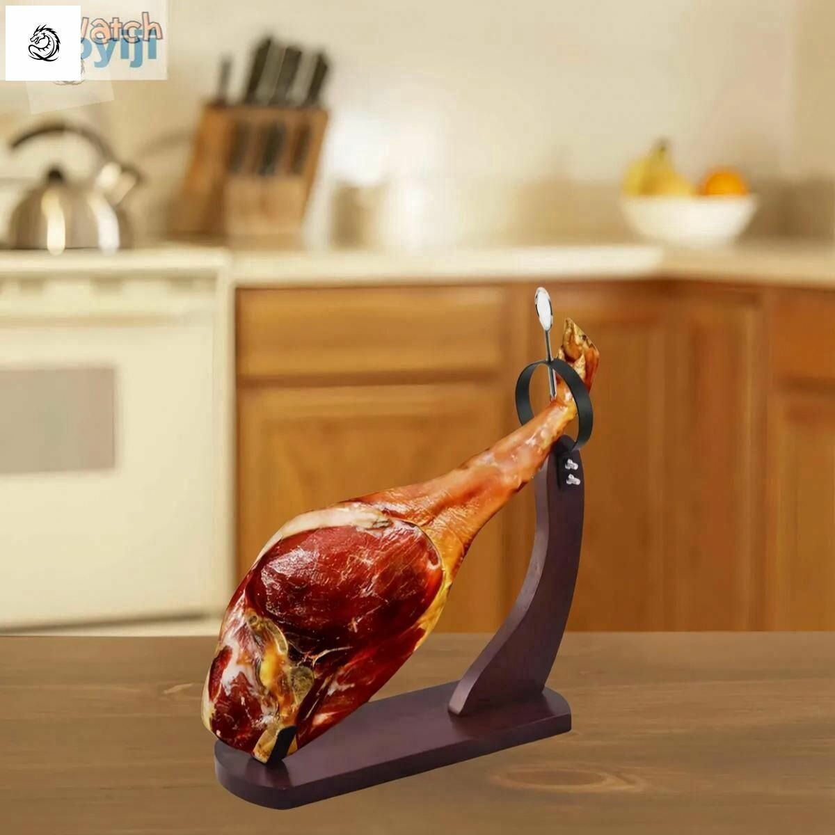 Подставка для хамона металлическая, регулируемая держатель для окорока, кухонный аксессуар для нарезки