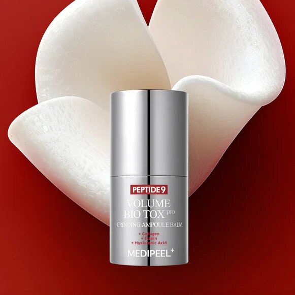 Антивозрастной пептидный бальзам для губ и лица с церамидами MEDIPEEL Peptide9 Volume Bio Tox PRO Grinding Ampoule Balm 14гр