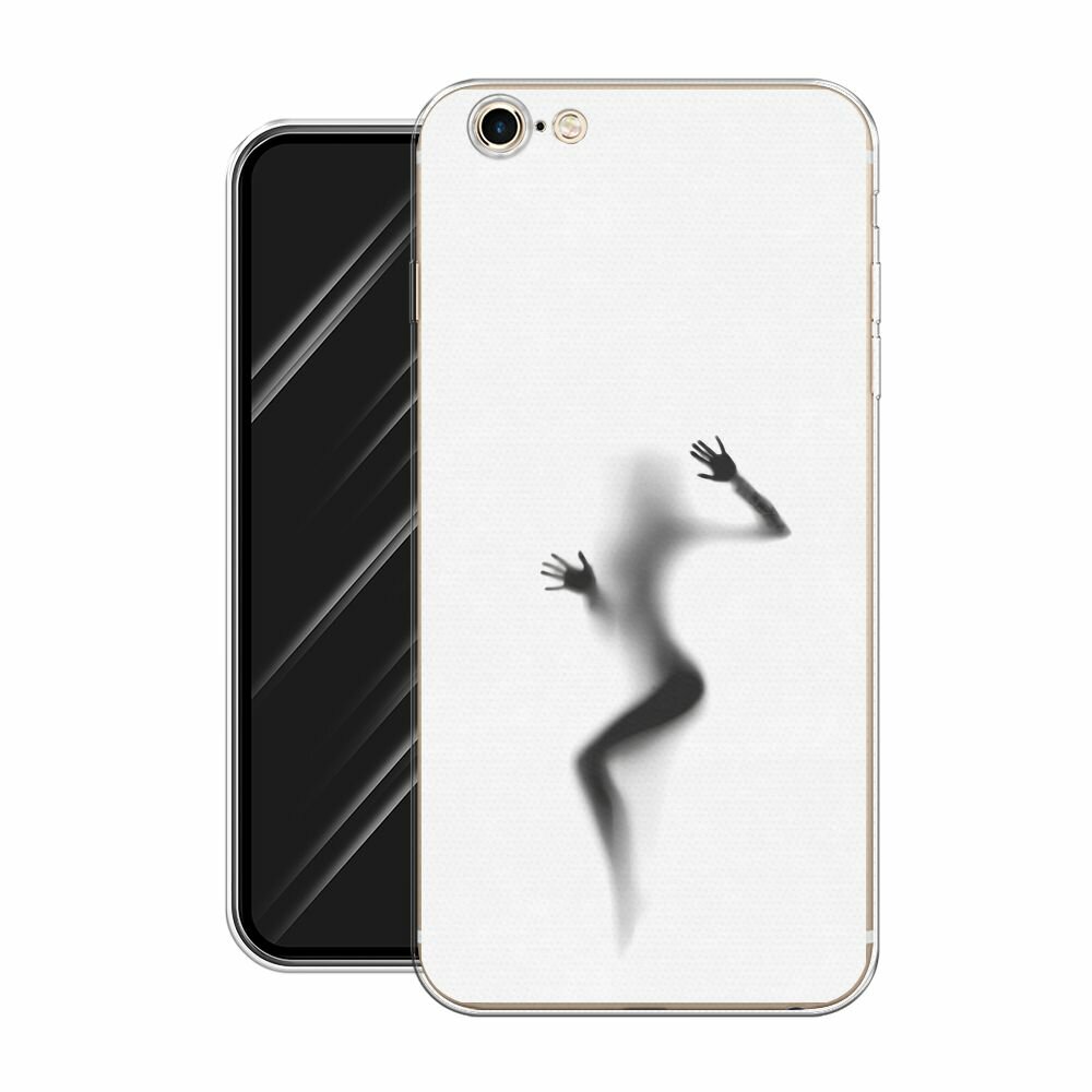 Чехол на Apple iPhone 6 Plus/6S Plus / Айфон 6 Плюс/Айфон 6С Плюс с принтом "Девушка в душе" — фото 1
