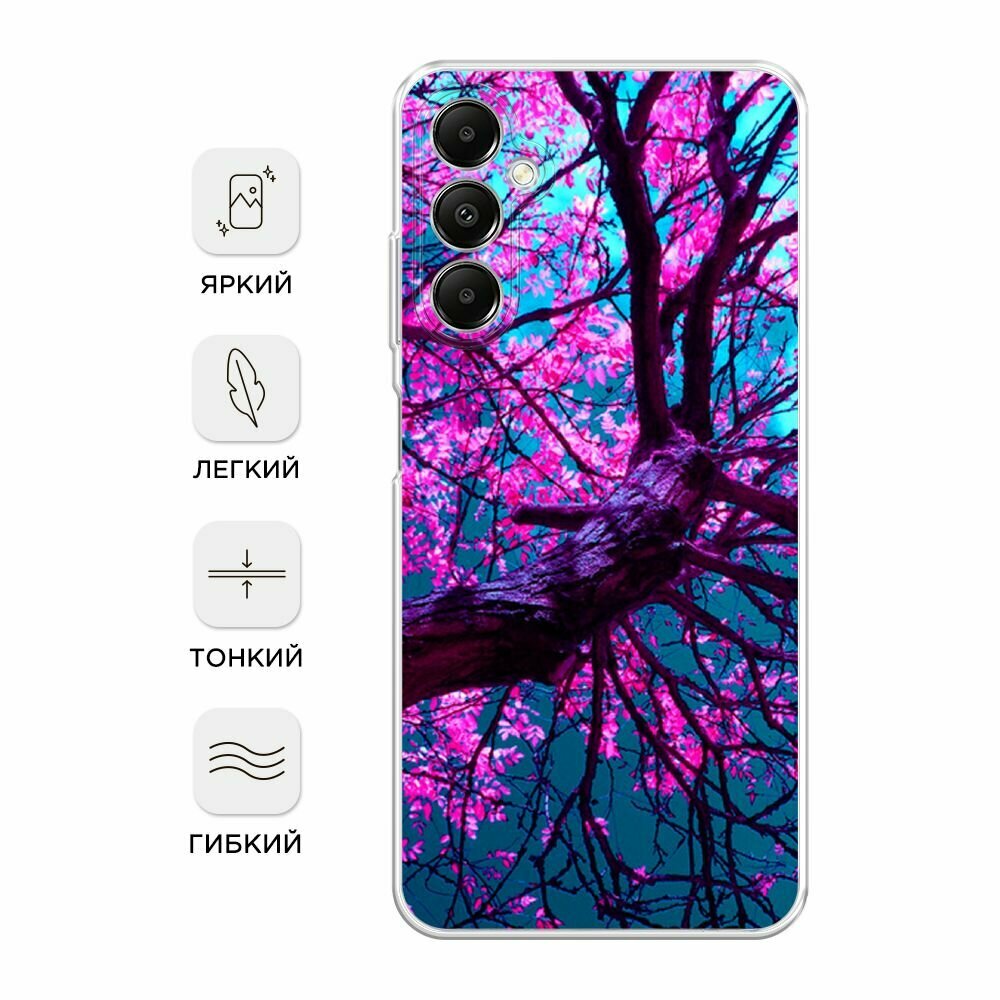 Чехол на Samsung Galaxy A05s / Самсунг Галакси A05s с принтом Фиолетовое дерево — фото 1