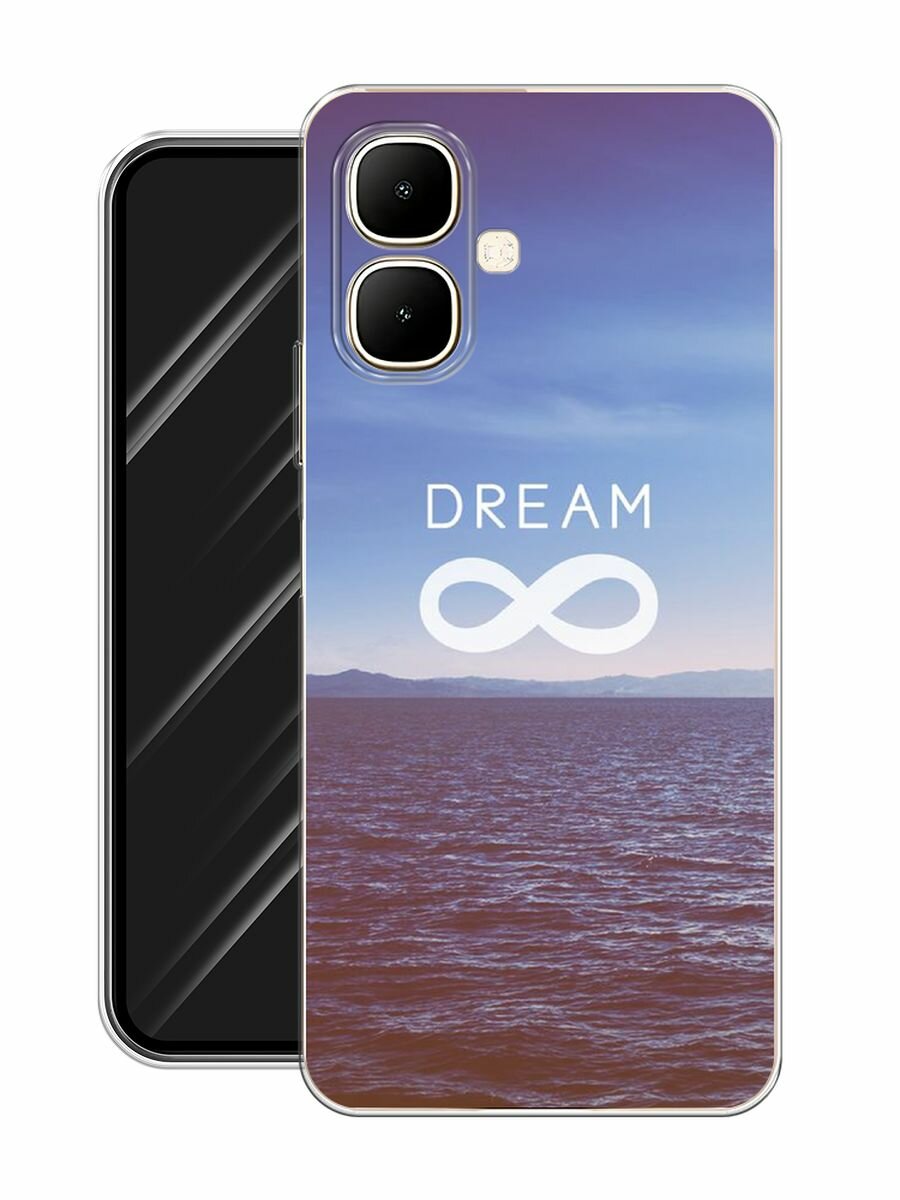 Чехол на Infinix Smart 10 / Инфиникс Смарт 10 с принтом "Dream бесконечность" — фото 1