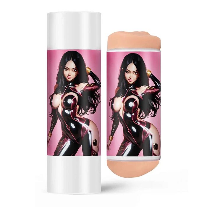 Мастурбатор «Mihoko Sinn», реалистичный, вагина и анус, в тубе