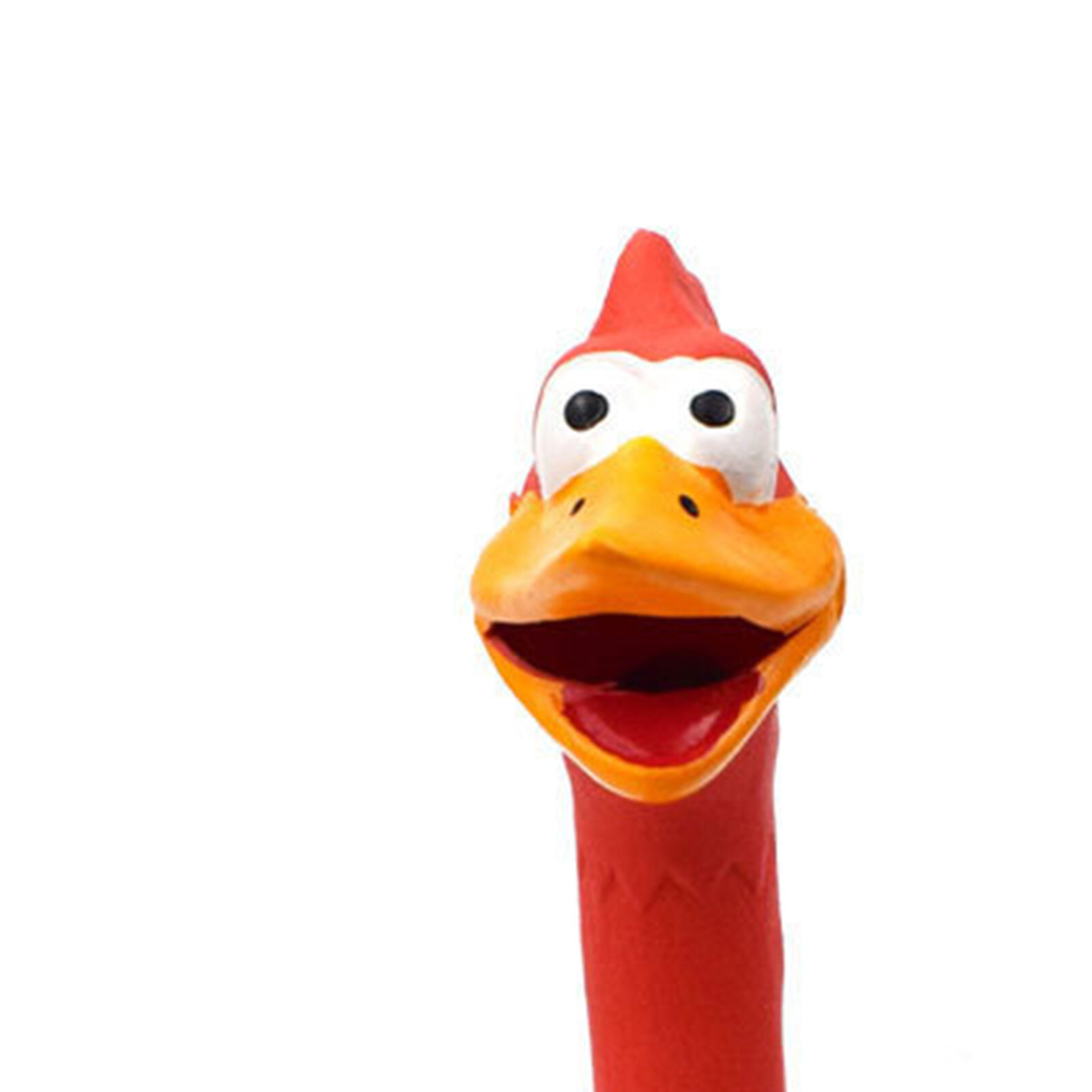 Игрушка для собак «Курица», интерактивная, устойчивая к укусам, сжимающая звуки, игрушка для маленьких, средних и больших собак, красная