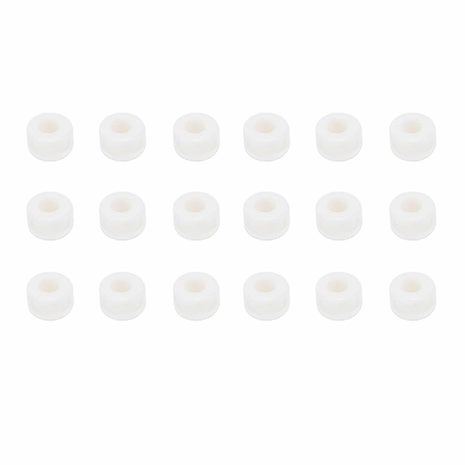 Сменные резиновые прокладки для потолочного вентилятора, 18 шт, с низким уровнем шума, для снижения шума вентилятора, белые, прочные, тихие