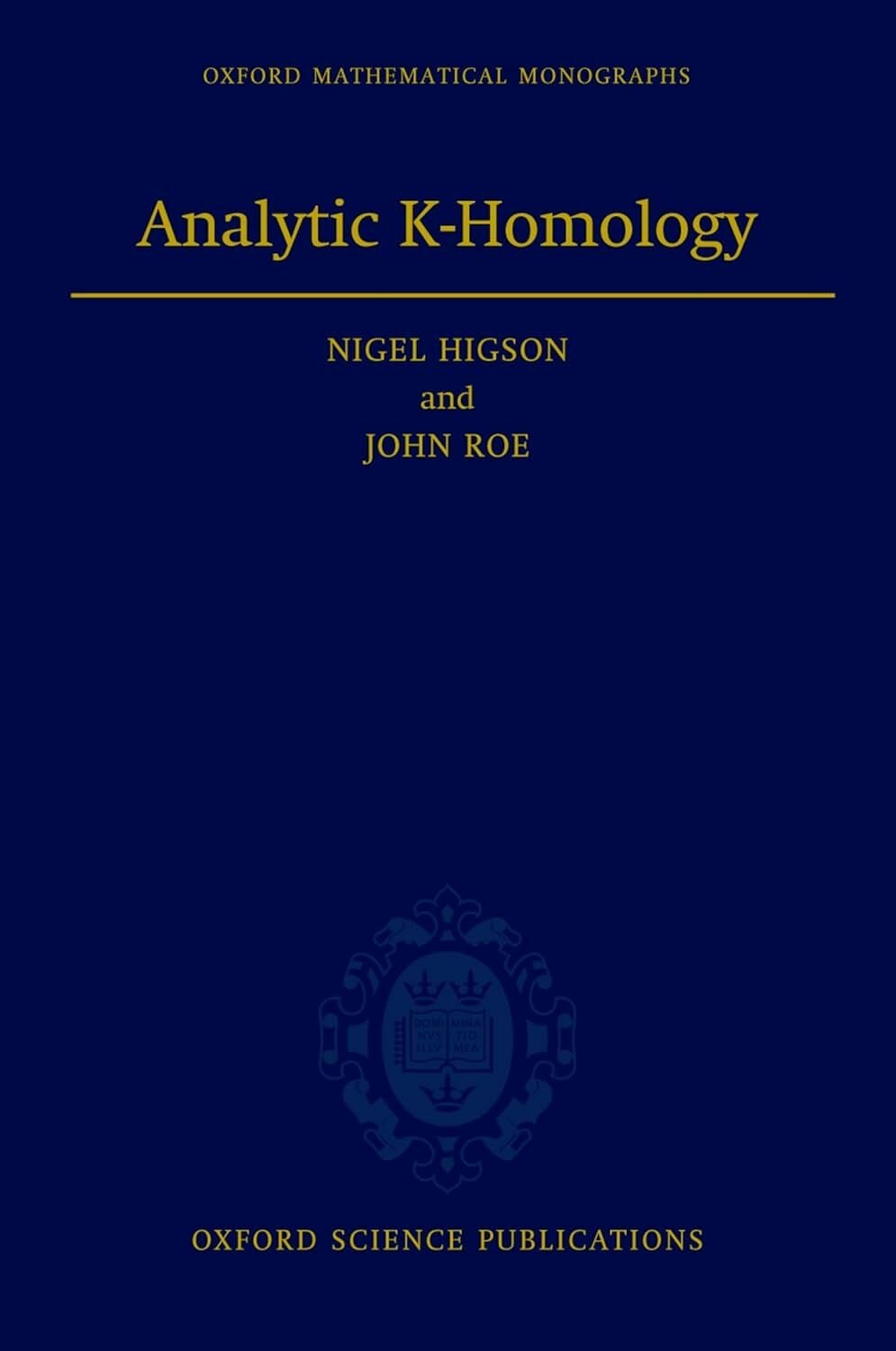 Analytic K-Homology