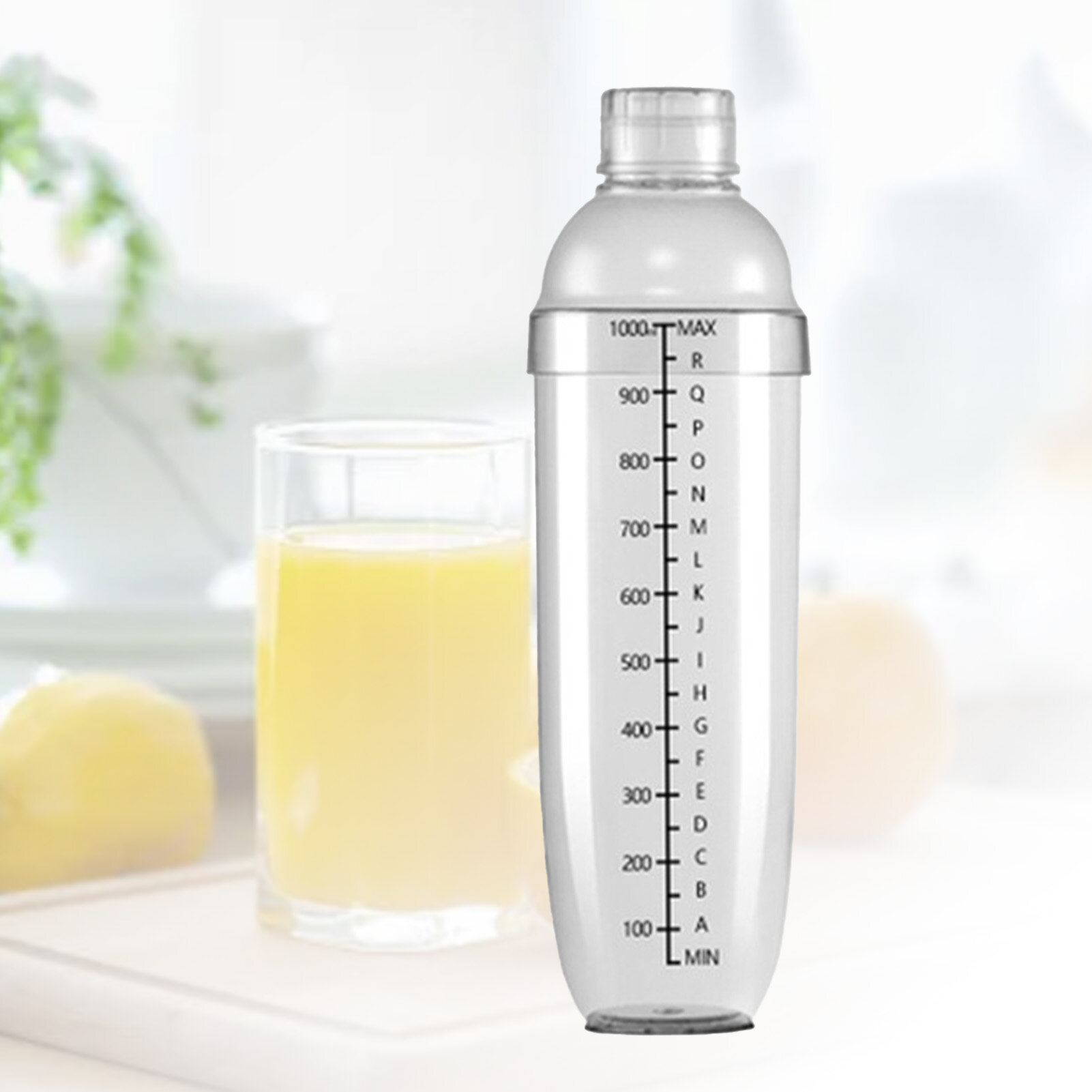 Коктейльный шейкер, прозрачный, устойчивый к разливу, ручной шейкер для напитков, чашка с весами для чая, домашний бар