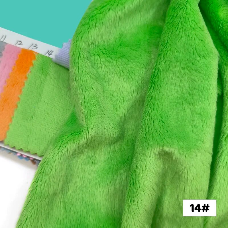 SEWBATO плюшевая ткань 100% полиэстер 150x100 см Зеленый, 14