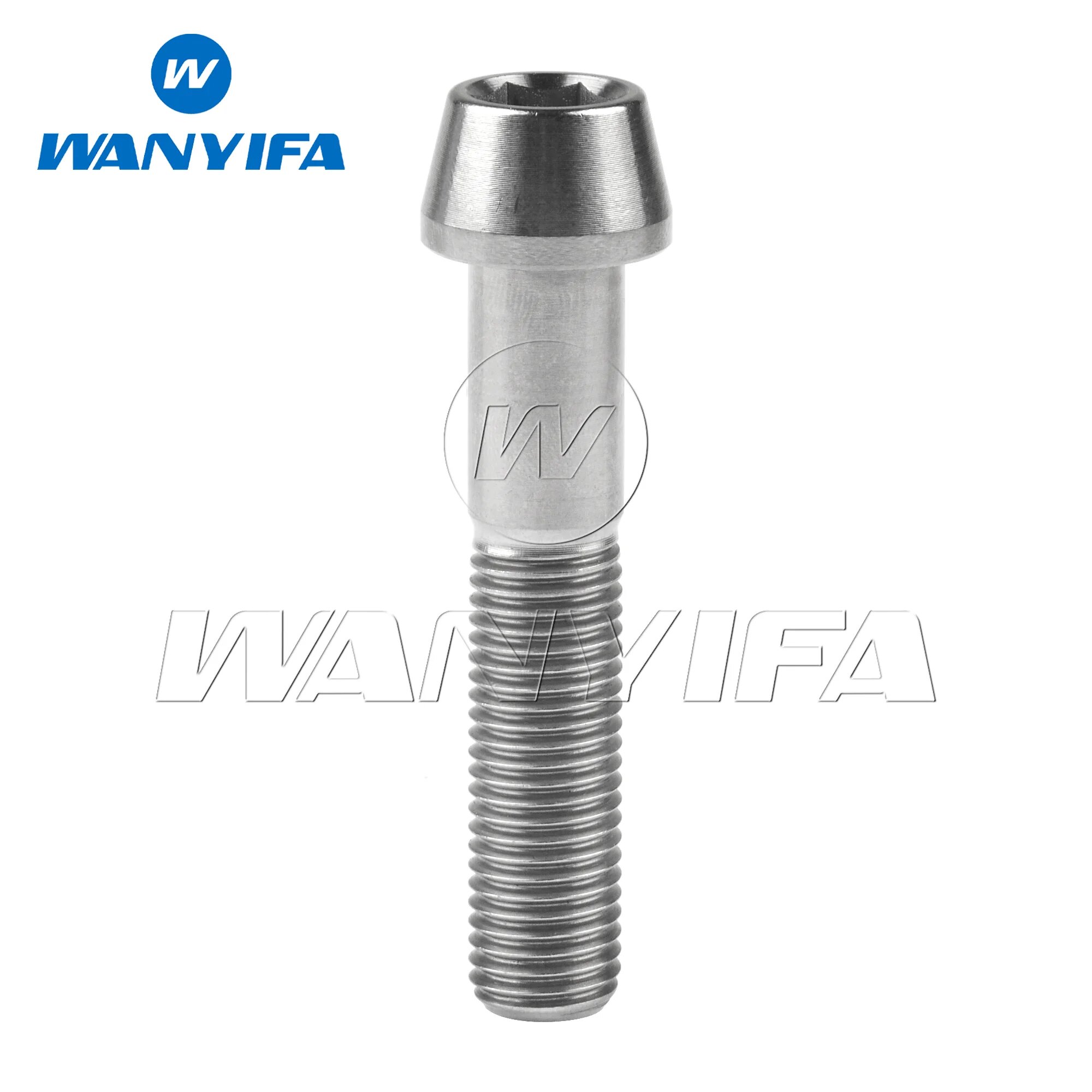 Титановые болты Wanyifa M10 для мотоцикла Pitch 1.25, Titanium, 35mm