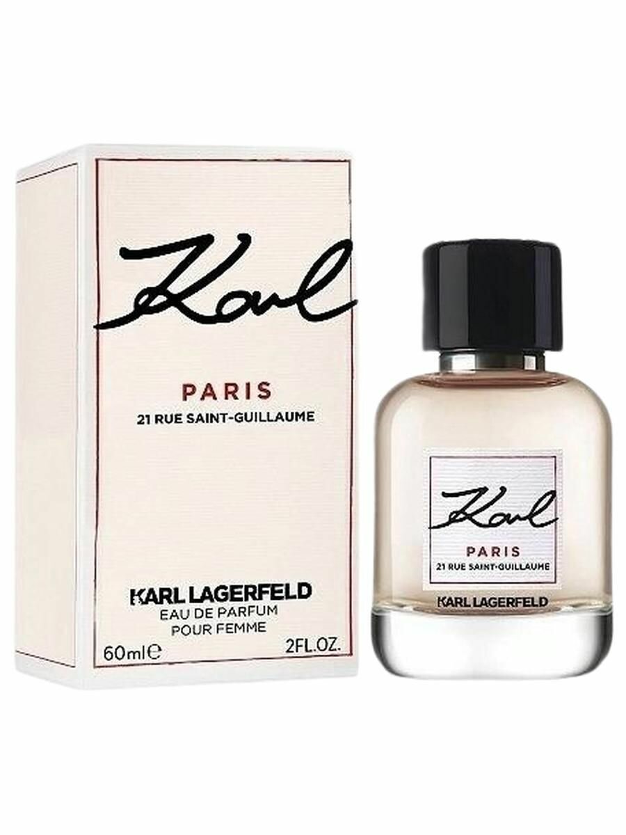 Парфюмерная вода Karl Lagerfeld "Karl Paris 21 Rue Saint-Guillaume", 60мл, шипровый, фруктовый