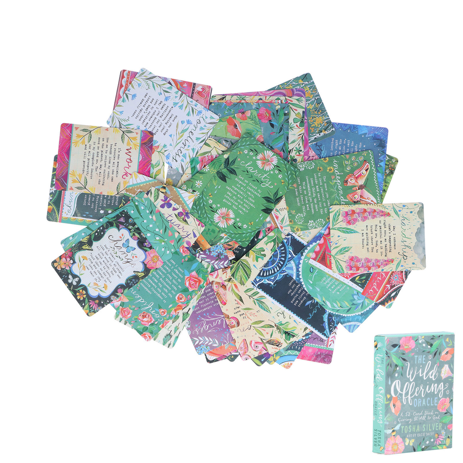 Дивинационные Карты Таро Дикое Подношение : Интерактивные Голографические Карты для Гадания на Бумаг