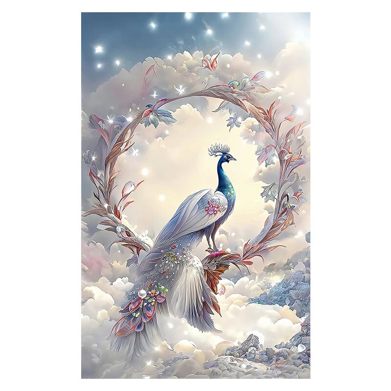 Набор для вышивки "Павлин Принцесса" zozack 11CT 11CT Silk 60x110cm