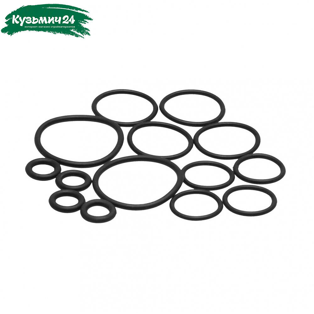 Набор прокладок-колец Masterprof уплотнительных, для обжимных фитингов, 14 шт