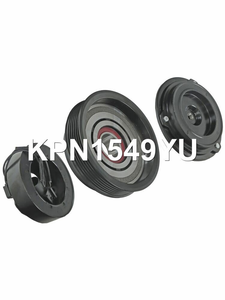 Шкив компрессора кондиционера в сборе Krauf KPN1549YU для Kia Sportage Hyundai Tucson