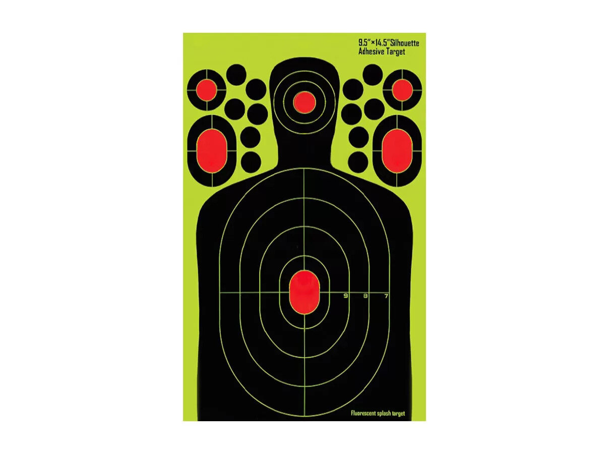 Мишень Самоклеящаяся Осыпающаяся Stalker, Фигура, 24X37 См, 5 Штук